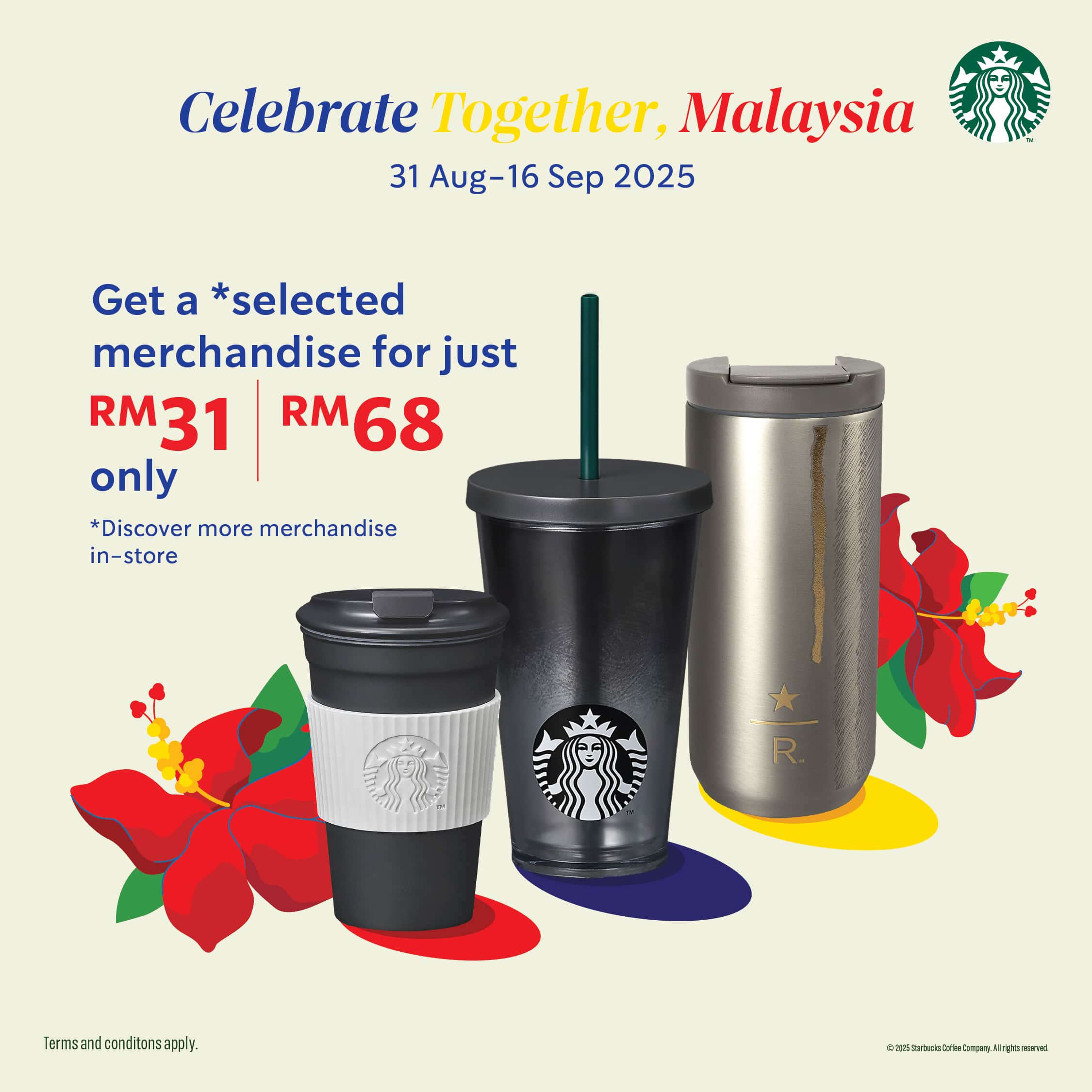 Starbucks: Merdeka Promo 2025 | Main Place Mall
