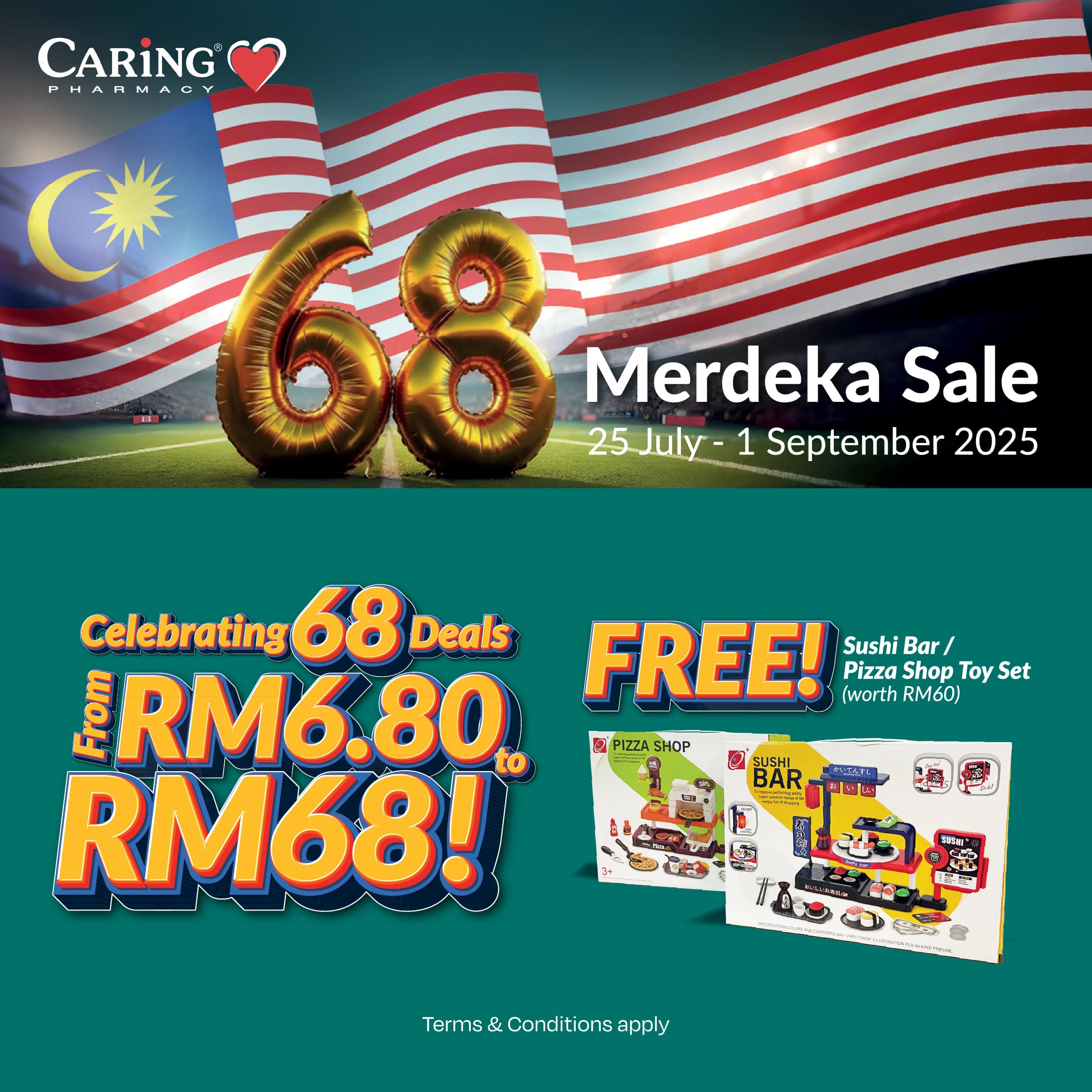 Caring: MERDEKA SALE 2025 | Main Place Mall