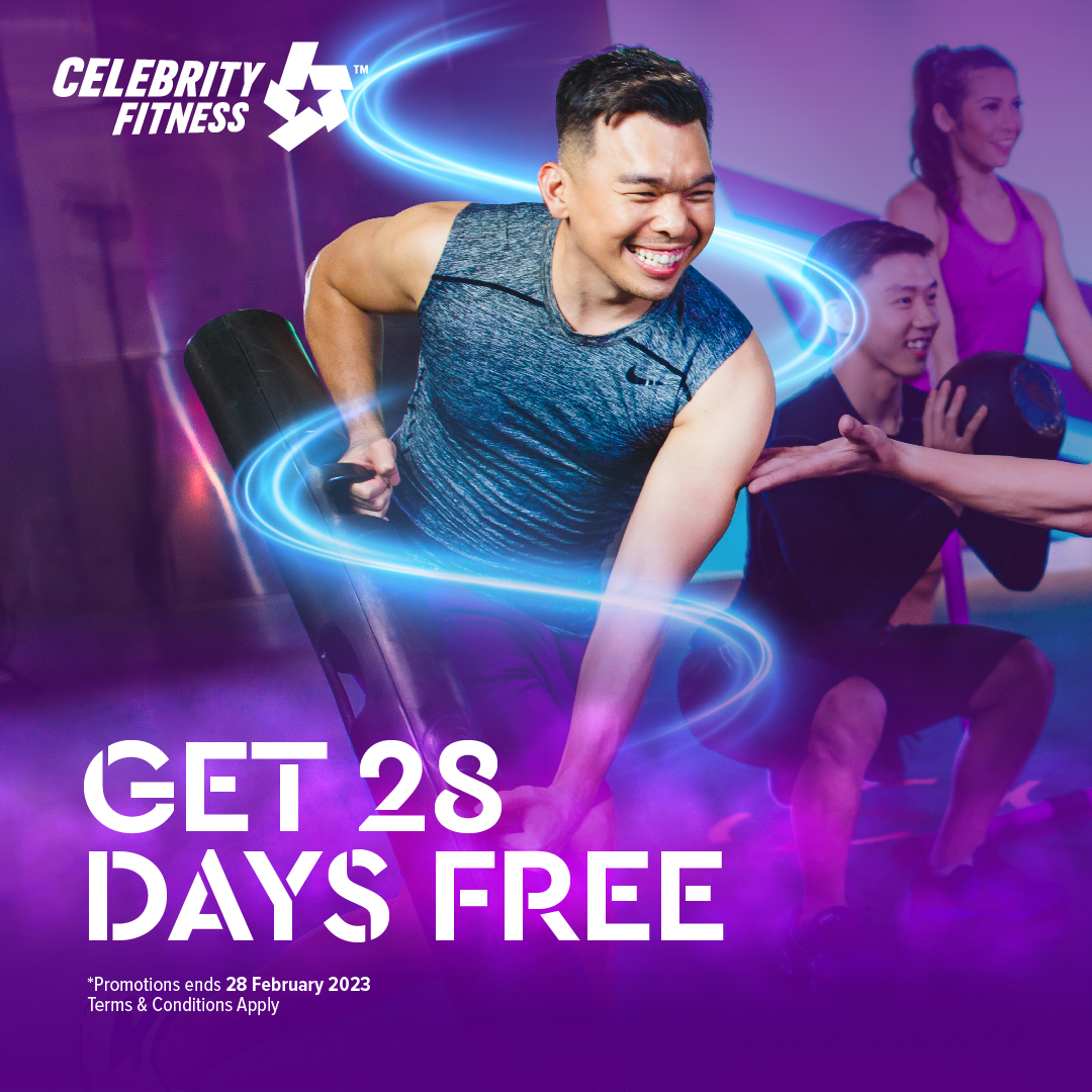 Celebrity Fitness: Get 28 Days Free | Main Place Mall