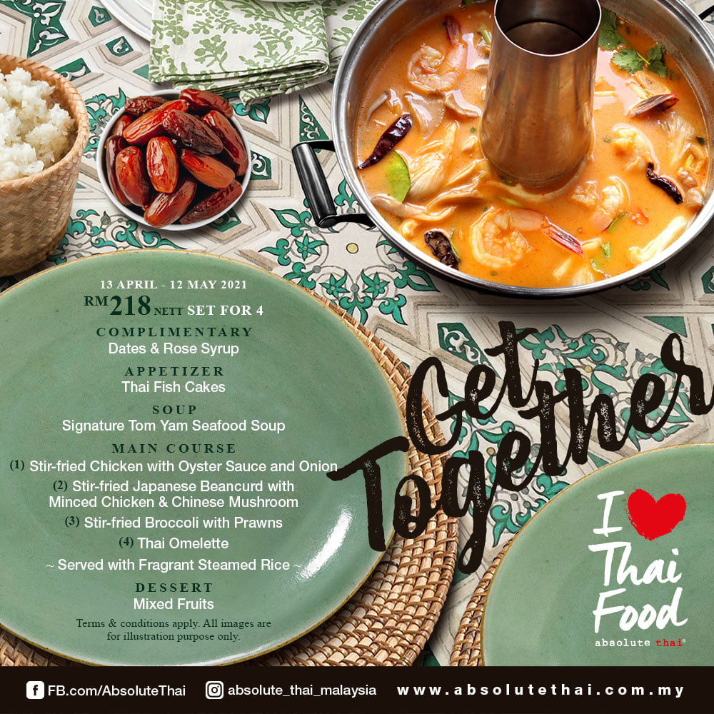 Absolute Thai - Get Together Set Meal 2021 | Main Place Mall